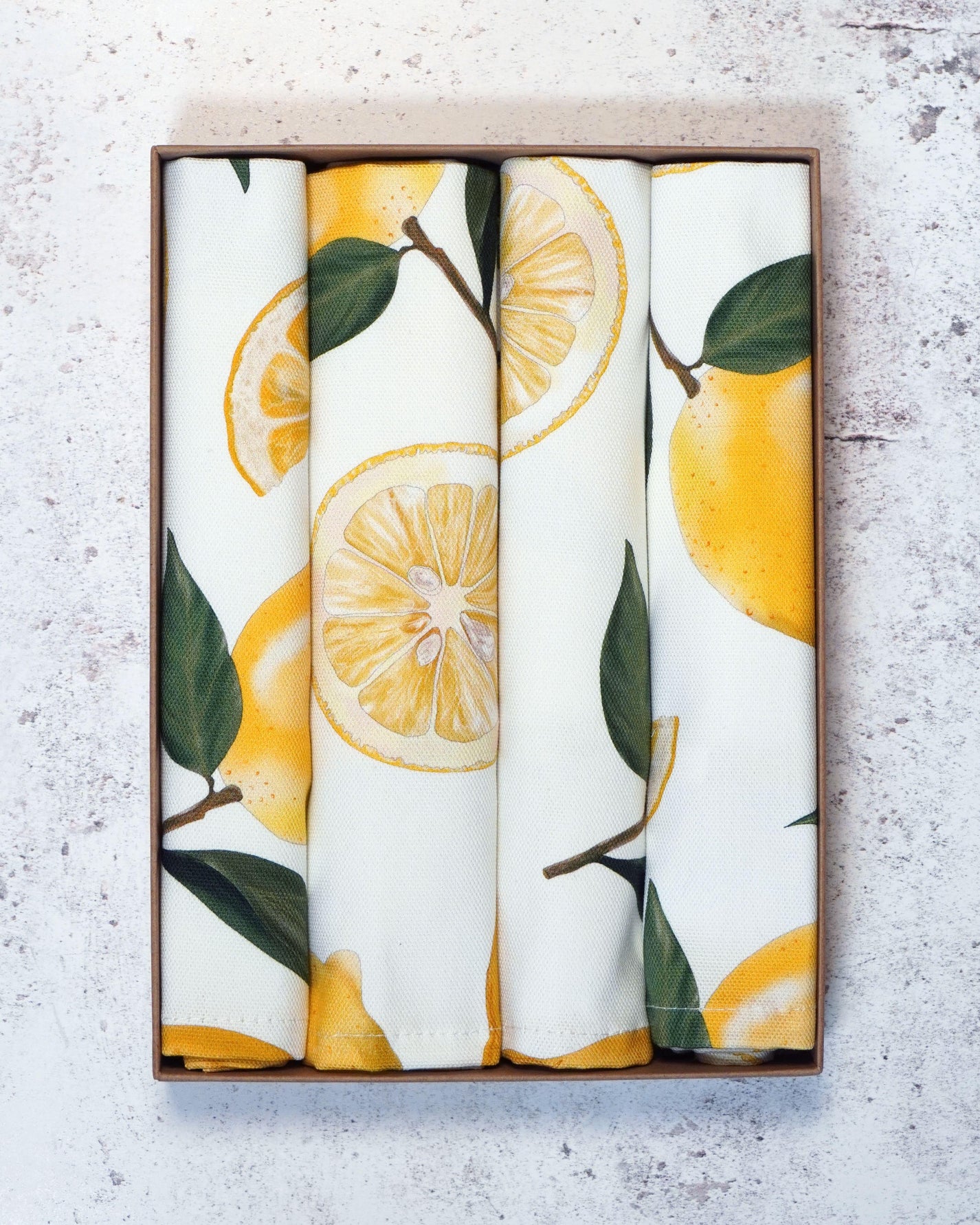 Lemon Napkin | Lemon Prints | Yellow | 100% Cotton | Tableware ...